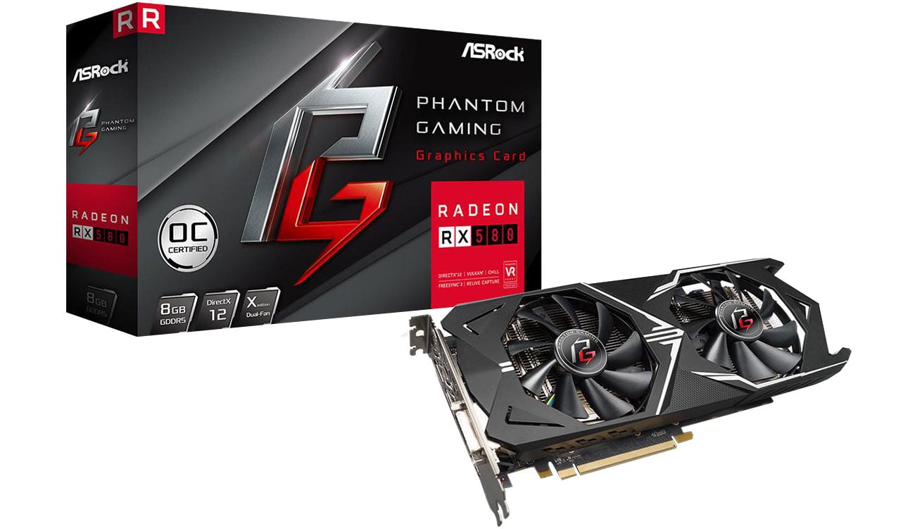 ASRock Radeon RX 580 Phantom Gaming X OC 8GB GDDR5 - Karty graficzne AMD - Sklep komputerowy - x ...